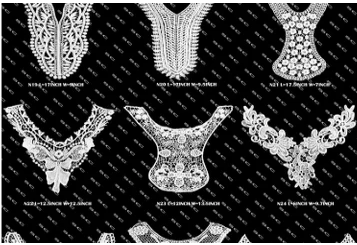 Neck Patch | Embroidered Neckline Appliques – Lacework.in