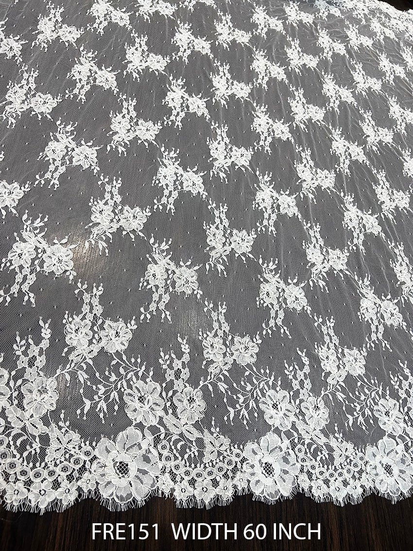 FRE151 EYELASH FABRIC LACE