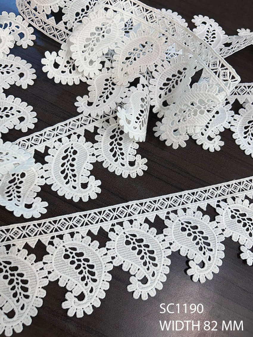 SC1190 White Gpo Lace
